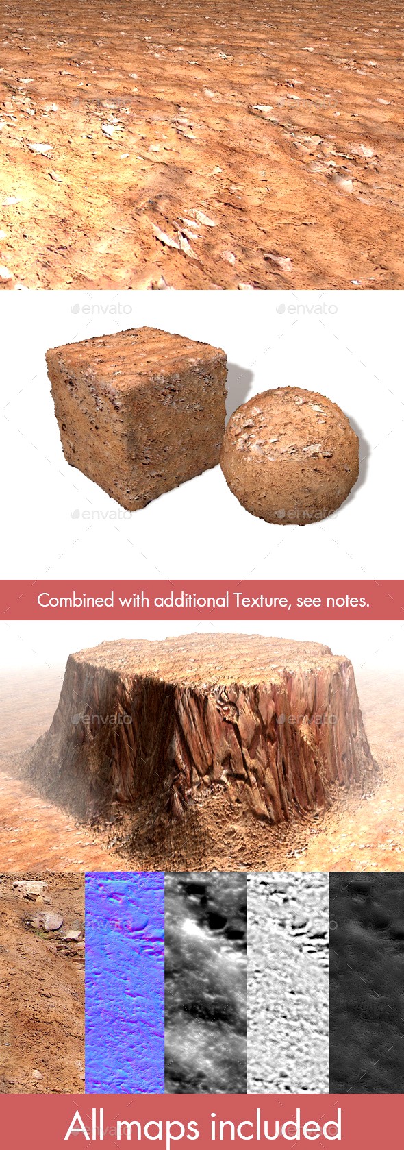 Canyon Floor Seamless Texture 3d model