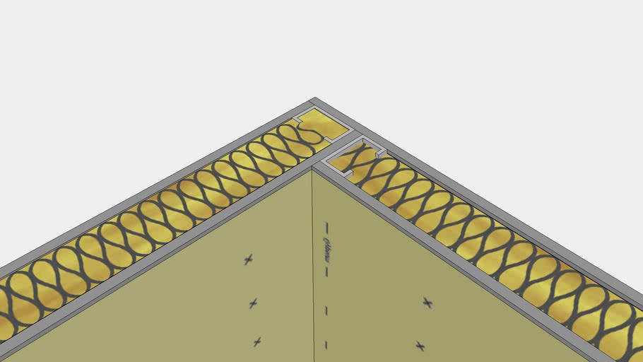 Partition Corner Detail 3d model
