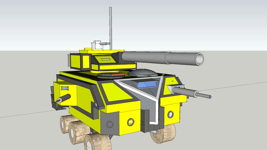 tank of DEATH! 3d model
