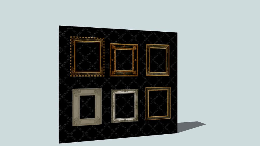 picture frames 3d model