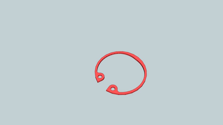 Internal Circlip 3d model