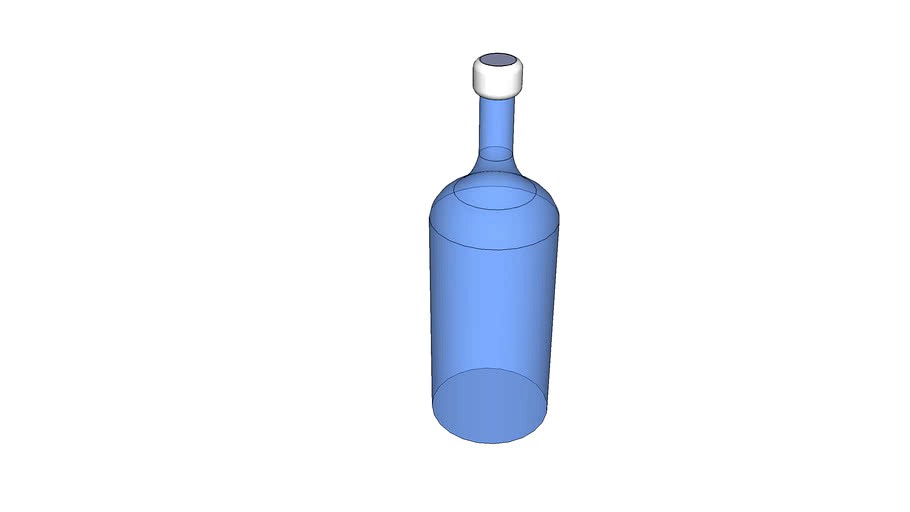 WATER BOOTLE 3d model