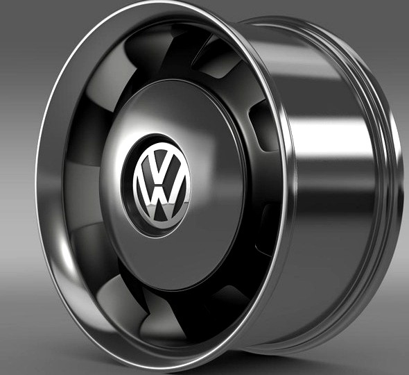 VW Beetle Classic rim 3d model