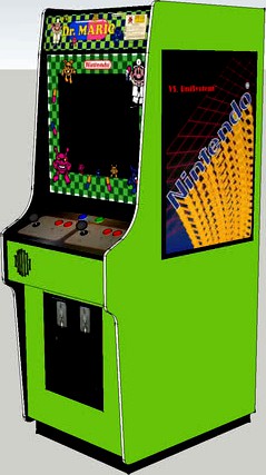 Dr. Mario arcade game 3d model