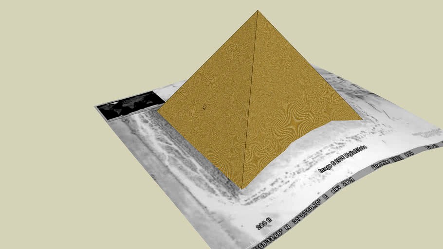 Great Pyramid of Giza 3d model