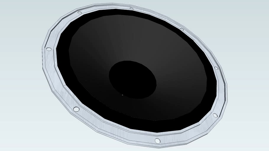 speaker 3d model