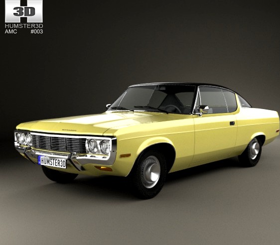 AMC Matador coupe 1972 3d model