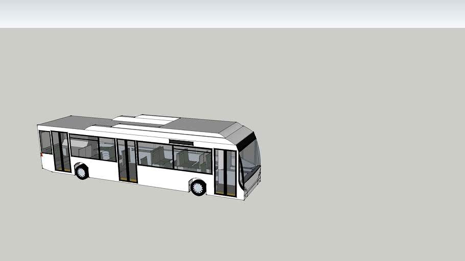 Vanhool A330 CNG 3d model