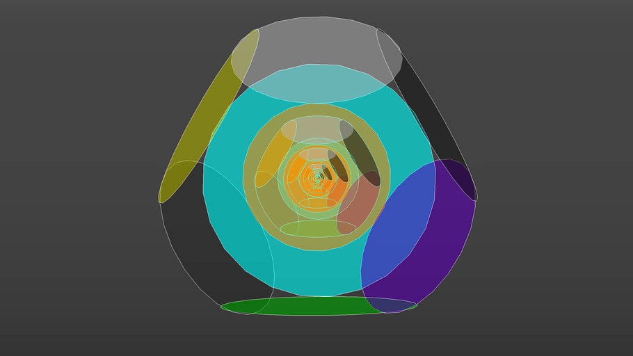 Color Wheel 3d model