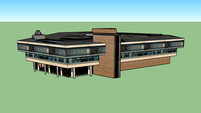 Brookens Library (BRK) 3d model