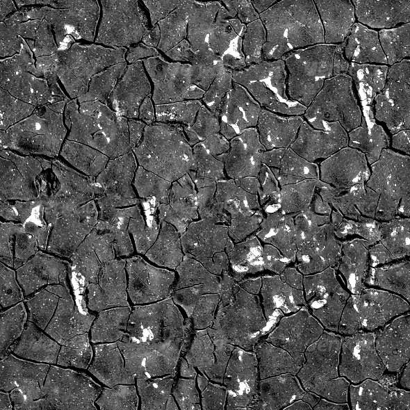 Cracked Rubber 3d model