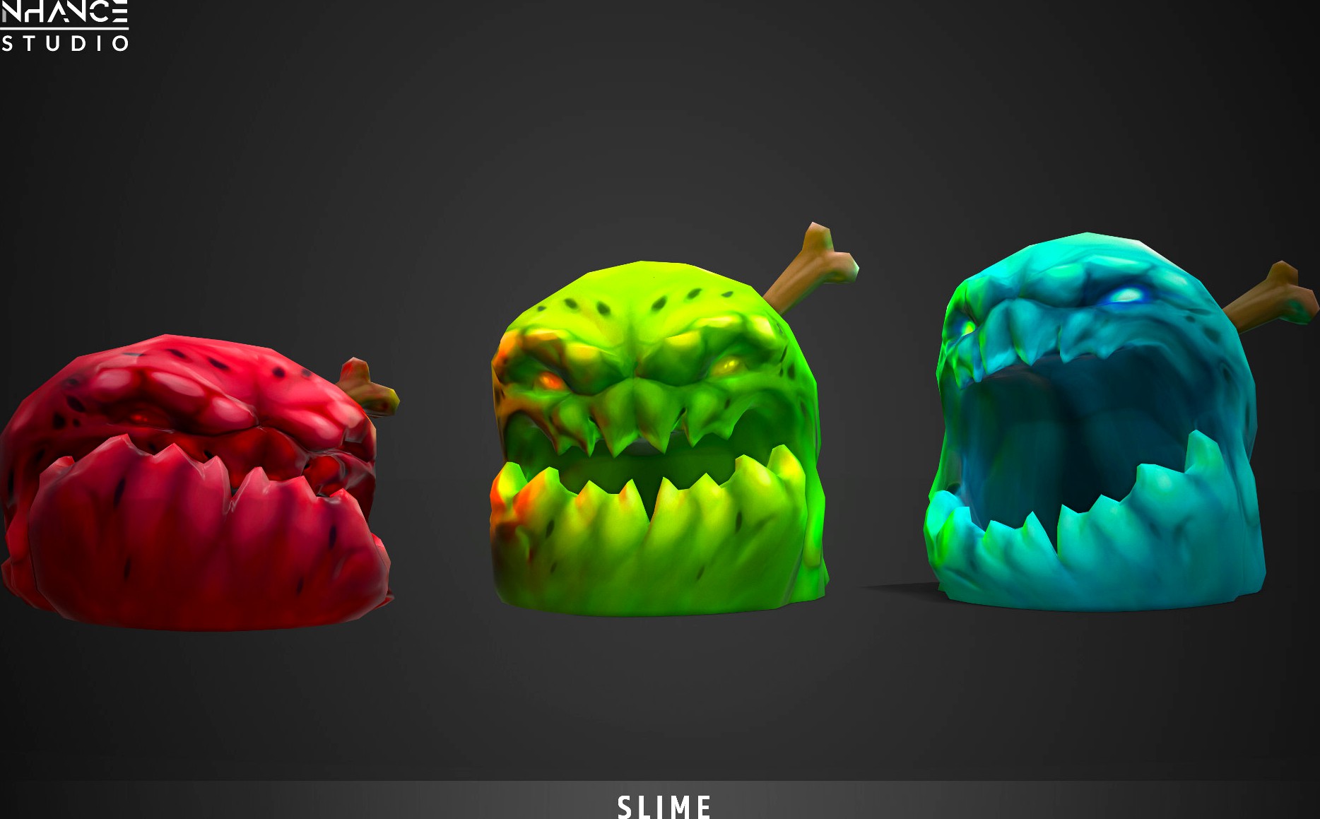 Stylized Fantasy Slime 3d model