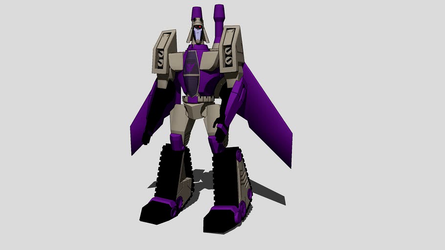 Transformer Animated Blitzwing 3d model