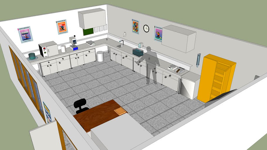Laboratoire 5S / Laboratory 5S 3d model