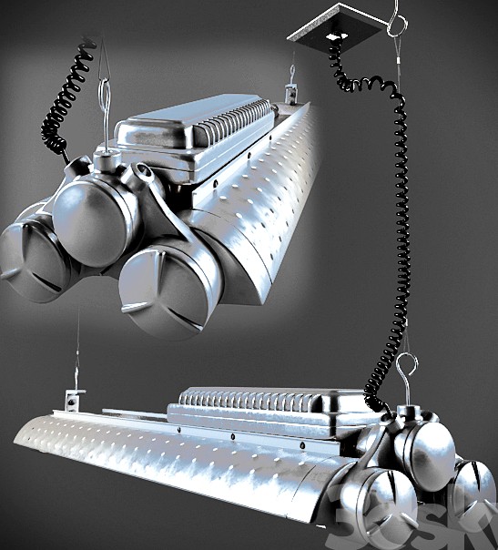 Northern rig lamp 3d model