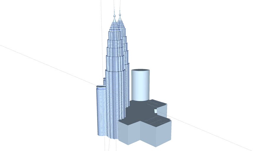 KLCC Tower 3d model