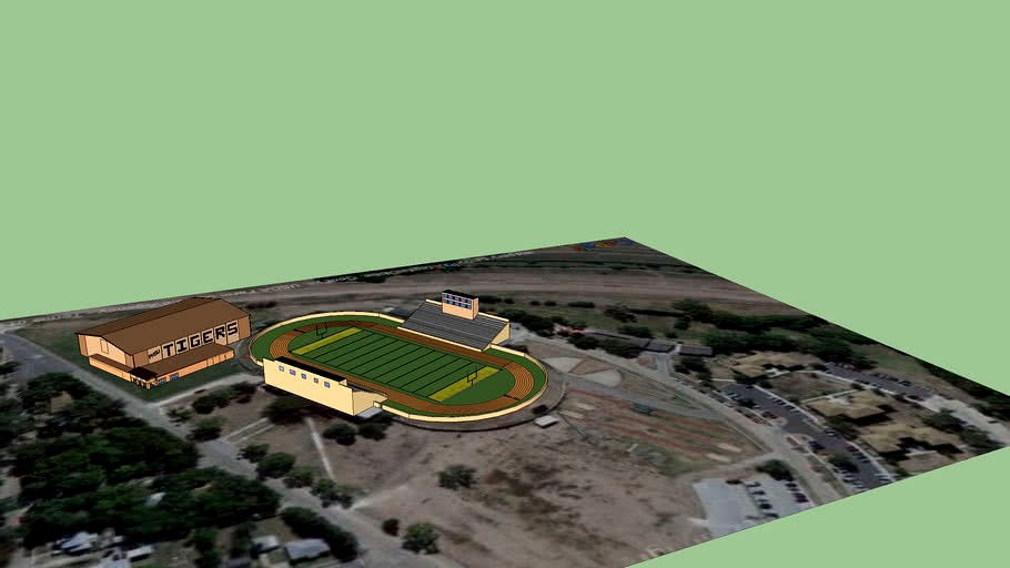 Fort Hays Training Facility/Lewis Field Stadium 3d model Fort Hays Training Facility/Lewis Field Stadium 3d model