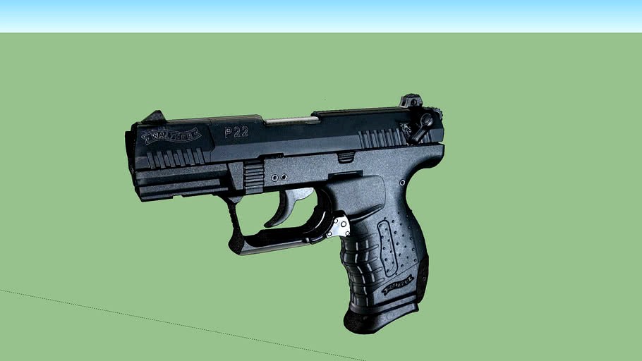 Walther P22 3d model