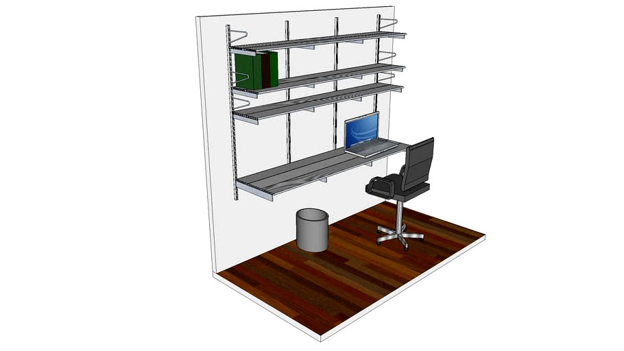 ISS Designs Modular Shelving - Wall Mounted System With Aluminum Shelf ...