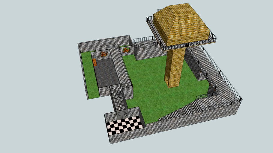 Custom Nazi Zombie Map-La mort Est Ici (Death Is Here) 3d model
