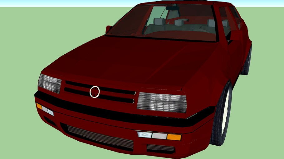VW Vento VR6 3d model