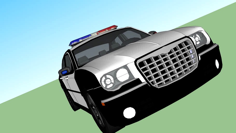 SKPD Chrysler 300 Police Cruiser 3d model