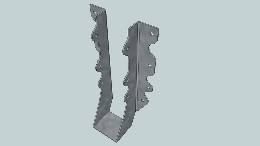 Simpson Strong Tie LU28 Standard Joist Hanger 3d model