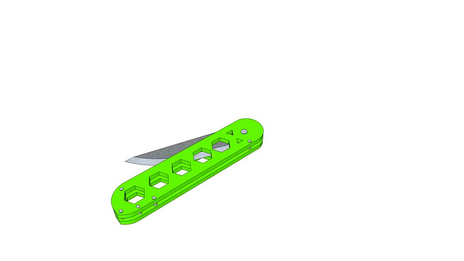 Another animated knife 3d model