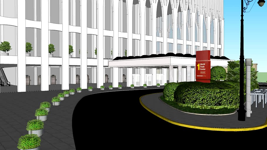 WTC 1 Lobby & West Street Entrance 3d model