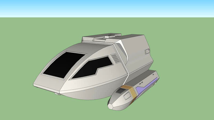 Type-6 Shuttlecraft 3d model