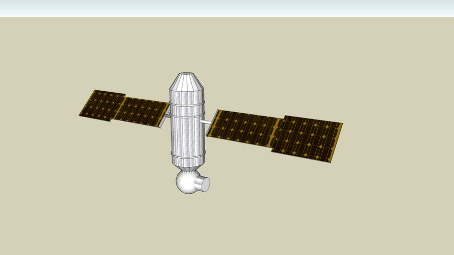 Multipurpose Laboratory Module 3d model