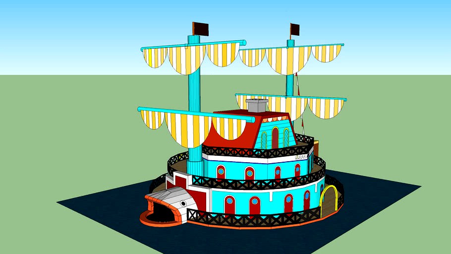 One Piece (Baratie) 3d model