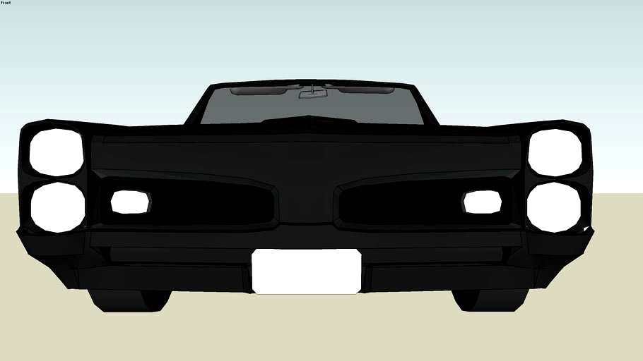 GTO With Spoiler 3d model