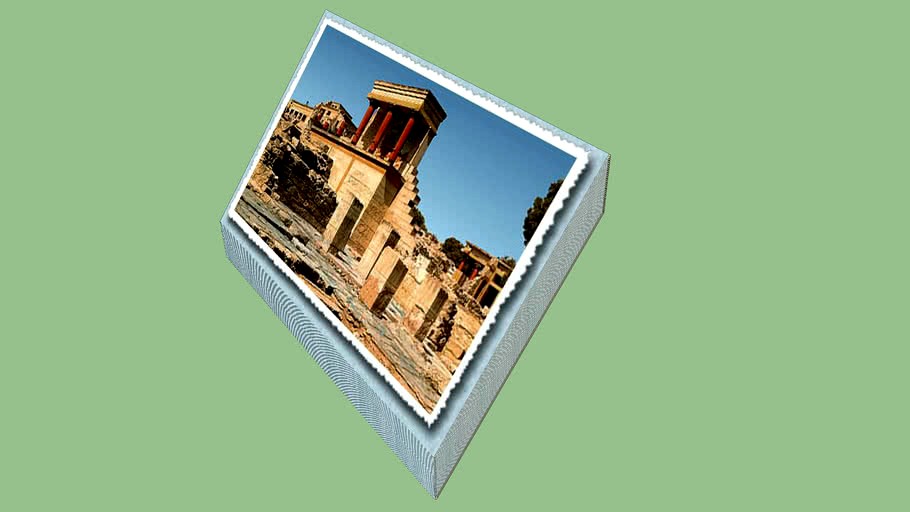 stapel kaarten 3d model