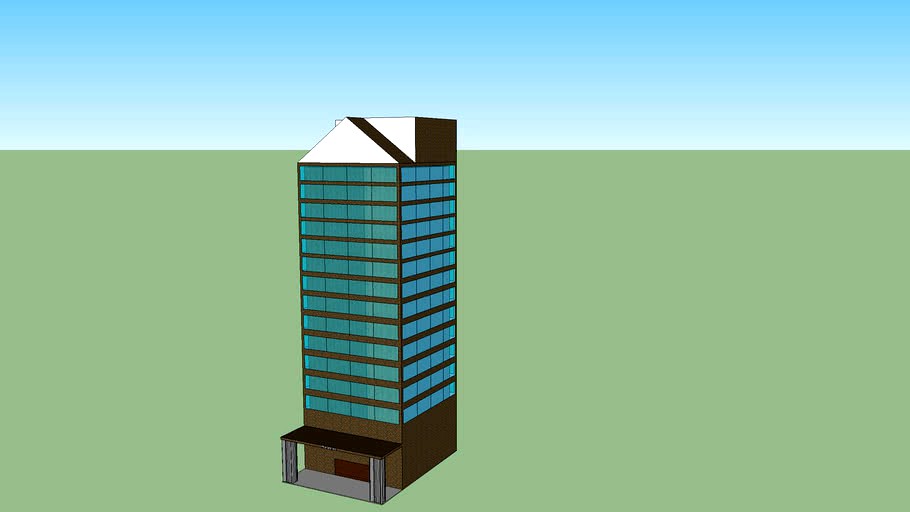 Tall Building 3d model