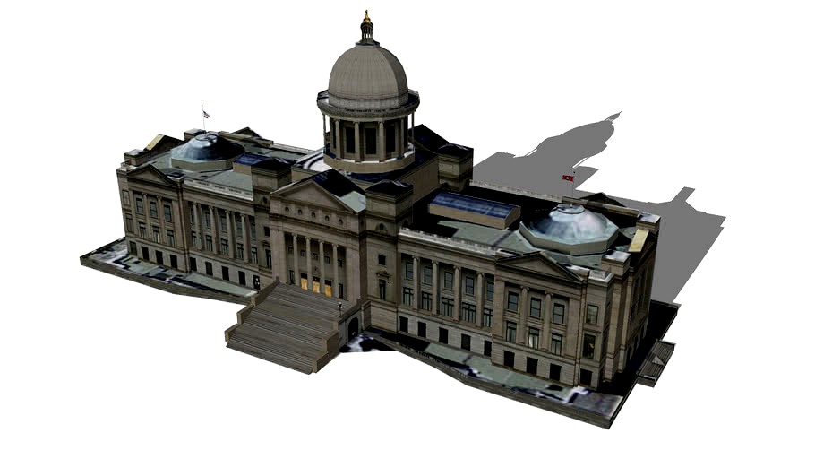 Arkansas State Capitol 3d model