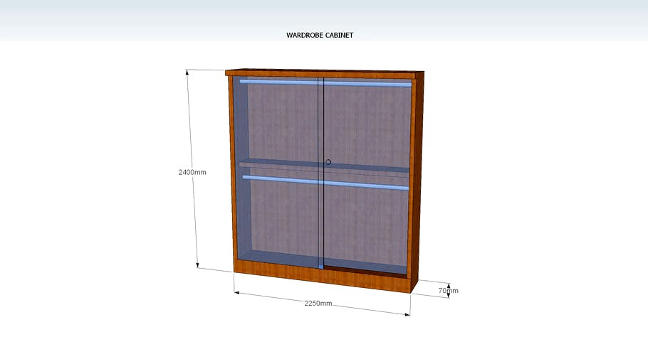 Wardrobe Cabinet 3d model