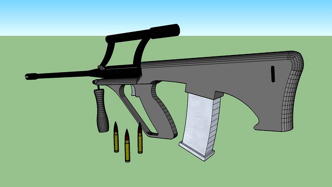 Steyr AUG 3d model