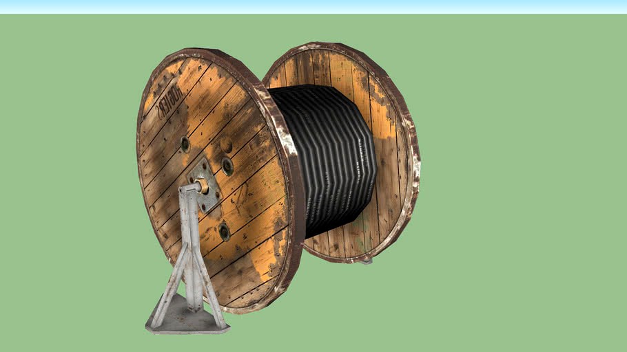 Cable Drum 3d model