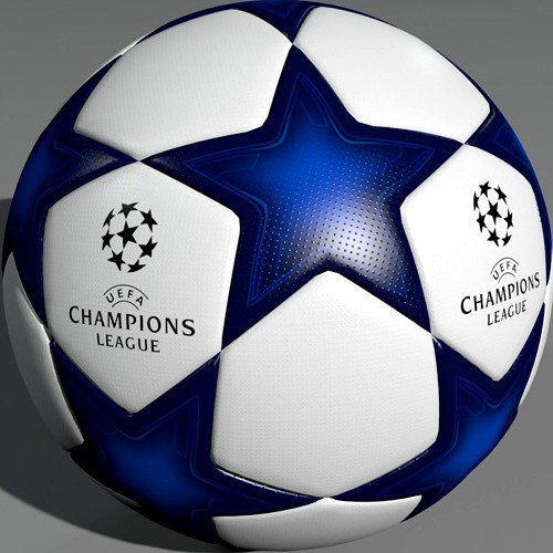 UEFA Champions League Ball 3D Model