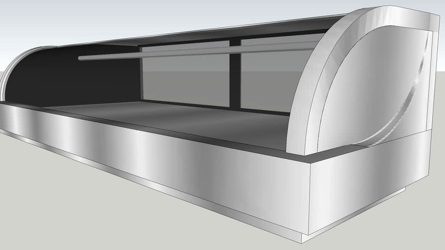 Countertop display case 3d model