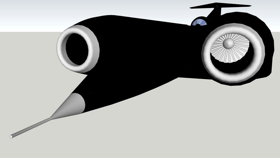 Thrust SSC 3d model