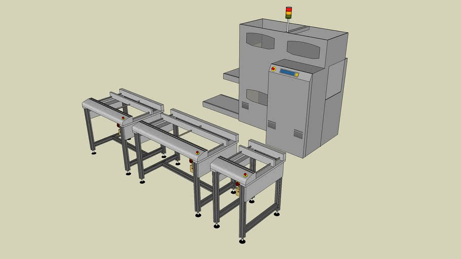 Nutek PCB Transport Equipment 3d model