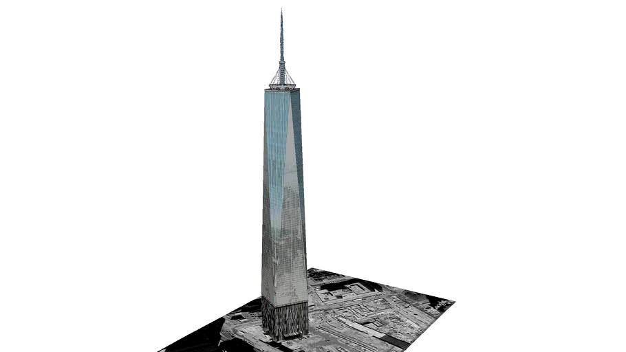 Model of the Freedom Tower 3d