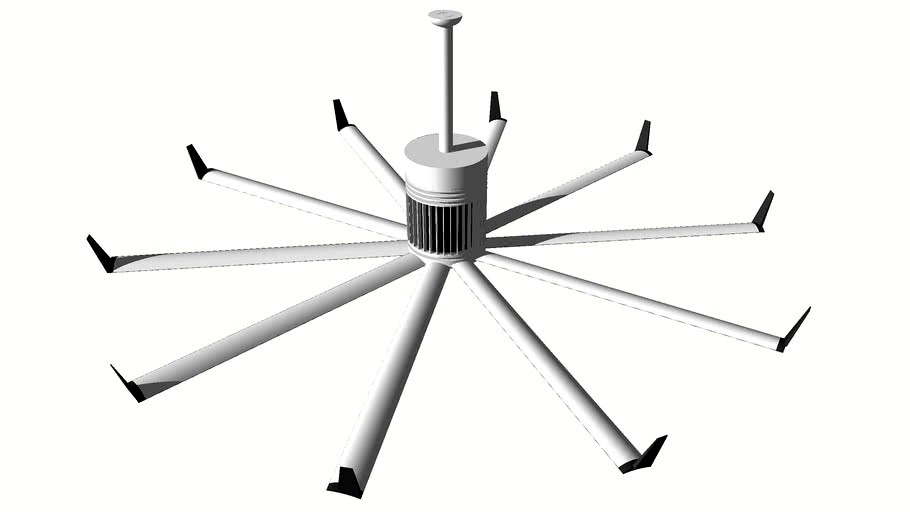 Isis Residential Fan 3d model