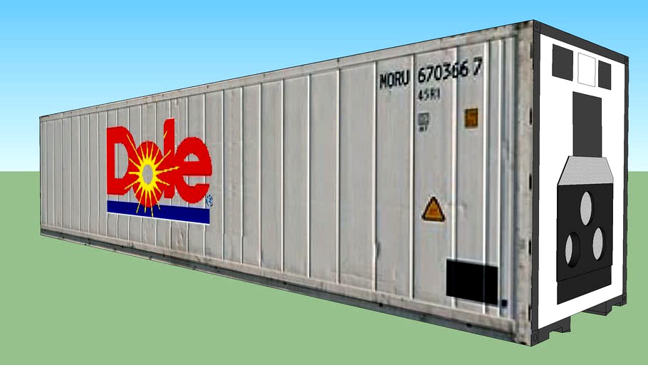 Dole Reefer Container ''40'' 3d model