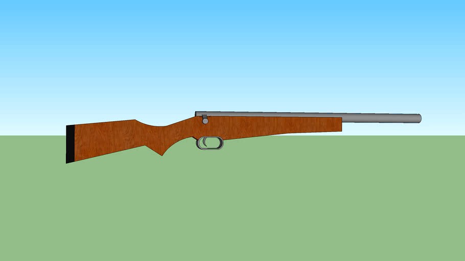 Bolt Action Rifle 3d model
