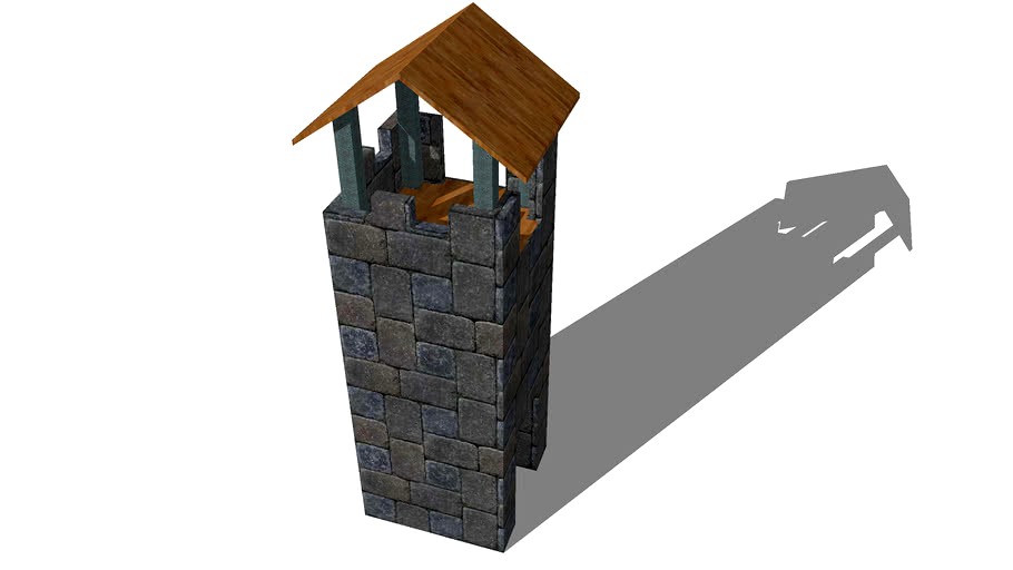Medieval-Style tower 3d model