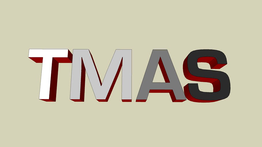 TMAS Logo 3d model