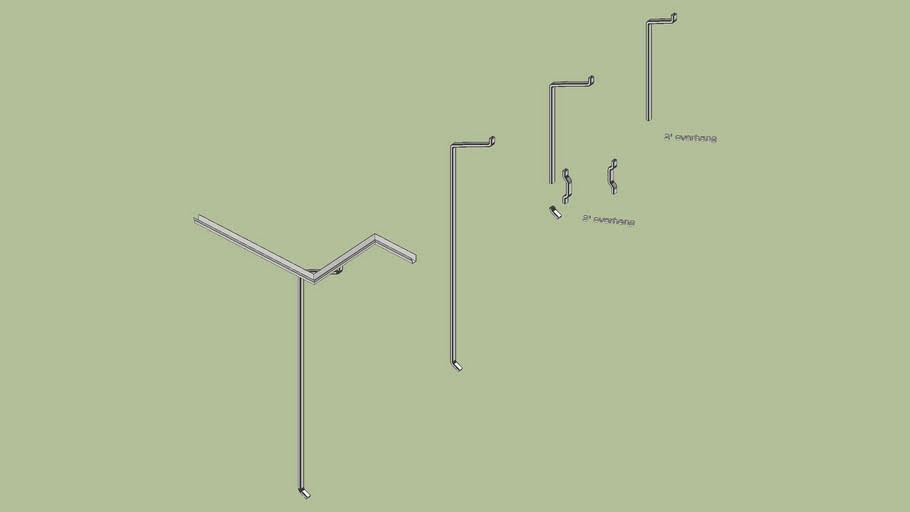 downspouts and gutter 3d model